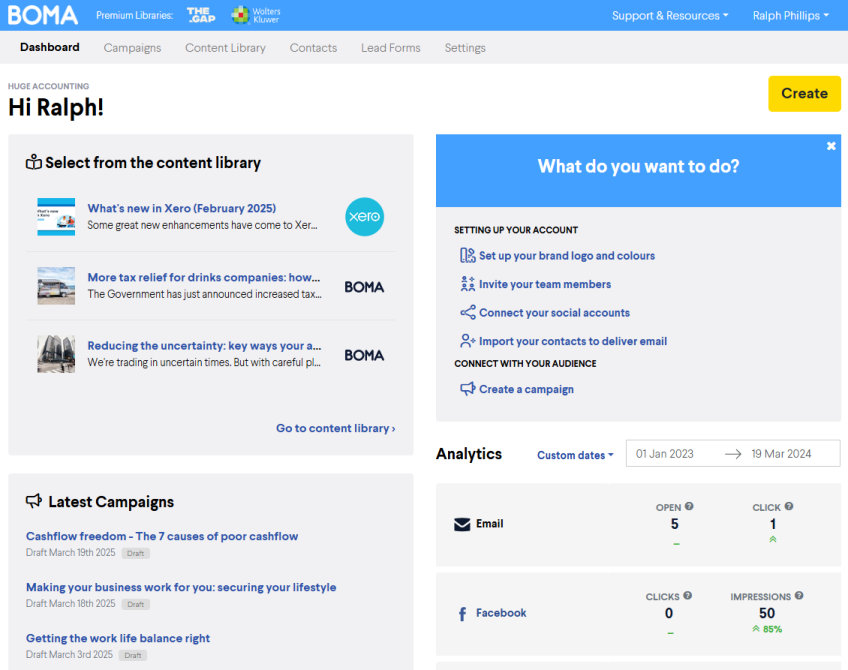 BOMA - Easy Marketing for Accountants